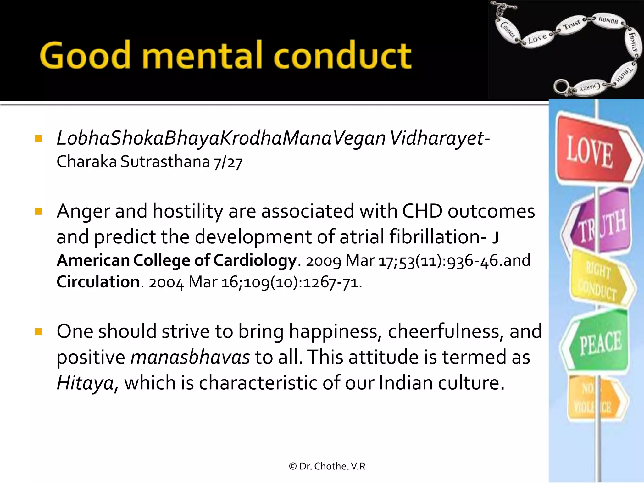 Achara Rasayana - Dr. Vikas Chothe | PPTX