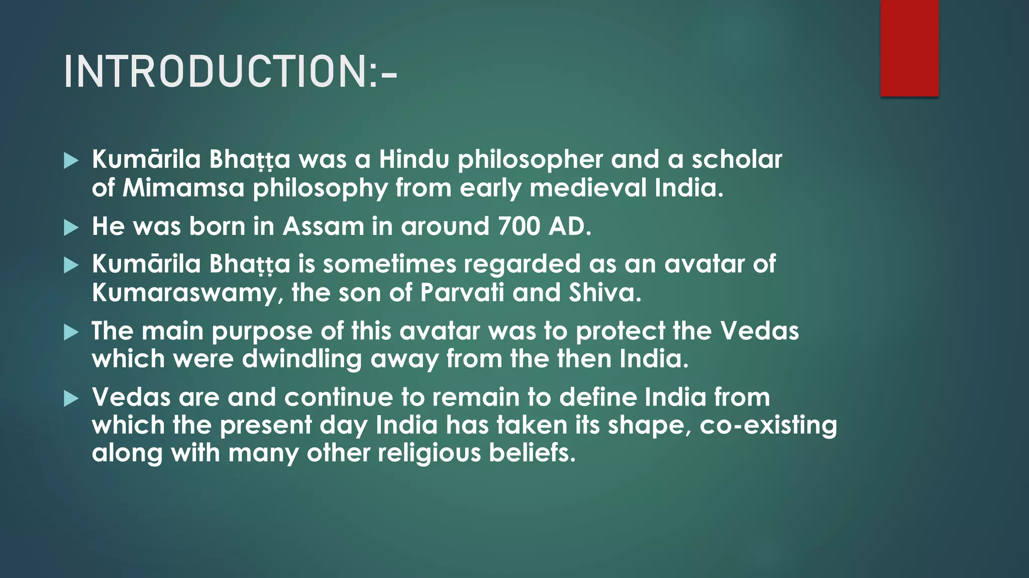 Acharya kumarila bhatta | PDF