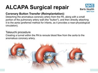 ACHD Presentation_Anomalous left coronary artery to pulmonary artery | PPTX