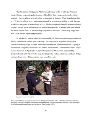 Going Local: Paraguayan Army Use of Indigenous Forces in the Aché ...