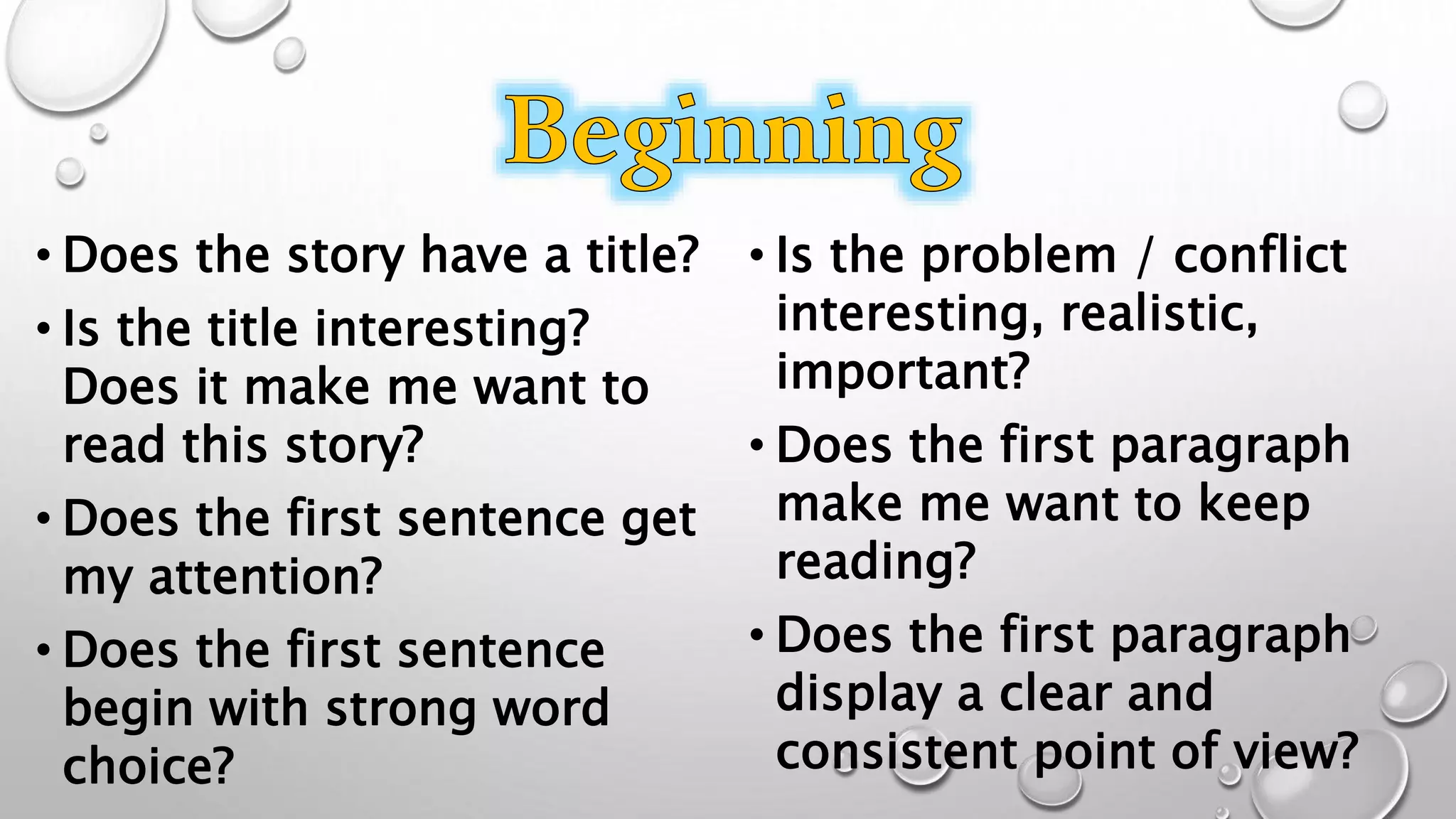 A checklist for Grading | PPT