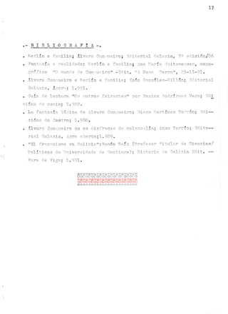 Achegamento ó mundo real e fantástico na obra merlín e familia- de álvaro cunqueiro | PDF