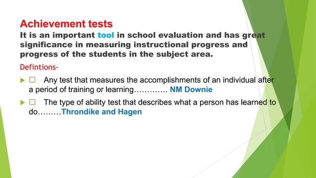 Achievement test blue print | PPTX | Standardized Testing | Educational ...
