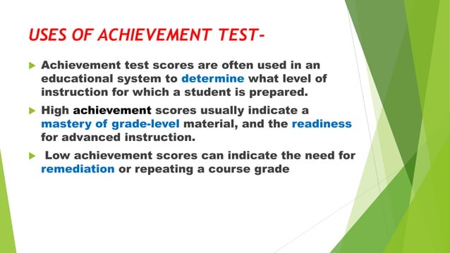 Achievement test blue print | PPTX | Standardized Testing | Educational ...