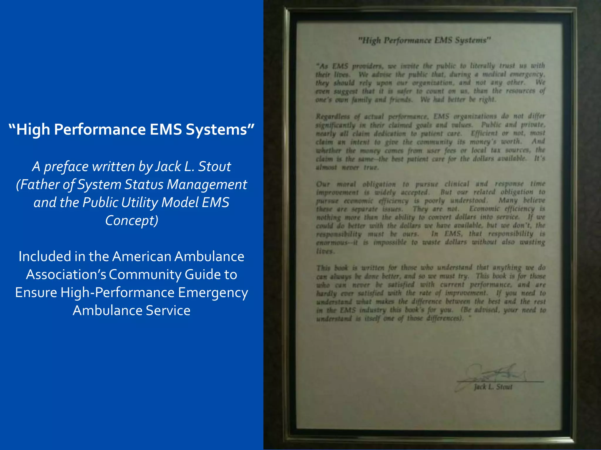 California Ambulance Association 2010 Annual Conference | PPTX