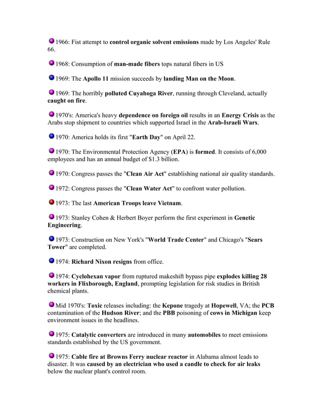 A chemical engineering timeline | DOC | Chemistry | Science