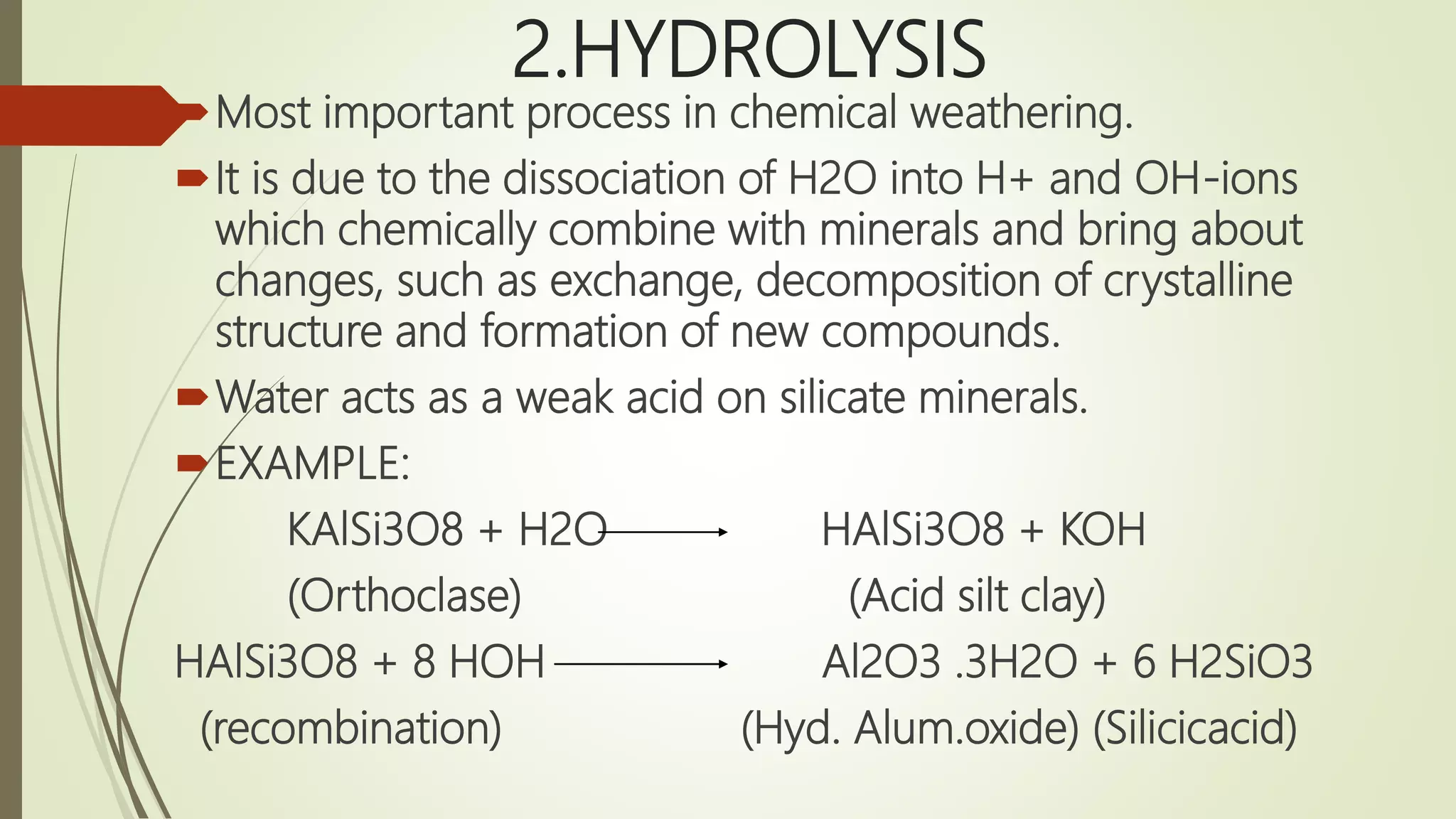chemical weatheting Of Soil Formation | PPTX