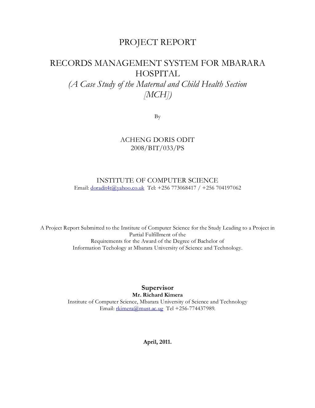 Hospital Records Management System hospital-records-management-system