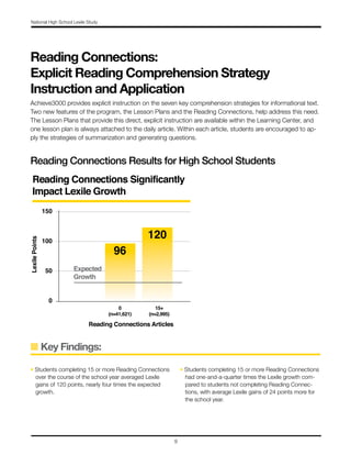 Achieve3000 High School Lexile Study | PDF | Standardized Testing ...