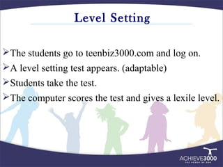 Achieve3000 presentation | PPT