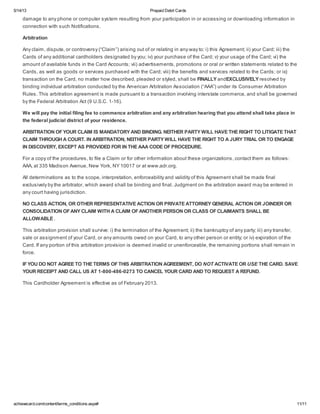 AchieveCard Prepaid Visa Card Cardholder Agreement | PDF