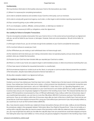 AchieveCard Prepaid Visa Card Cardholder Agreement | PDF