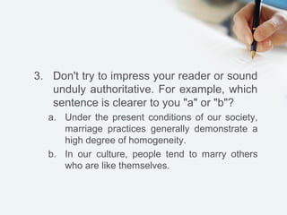 Achieve correct word choice | PPT