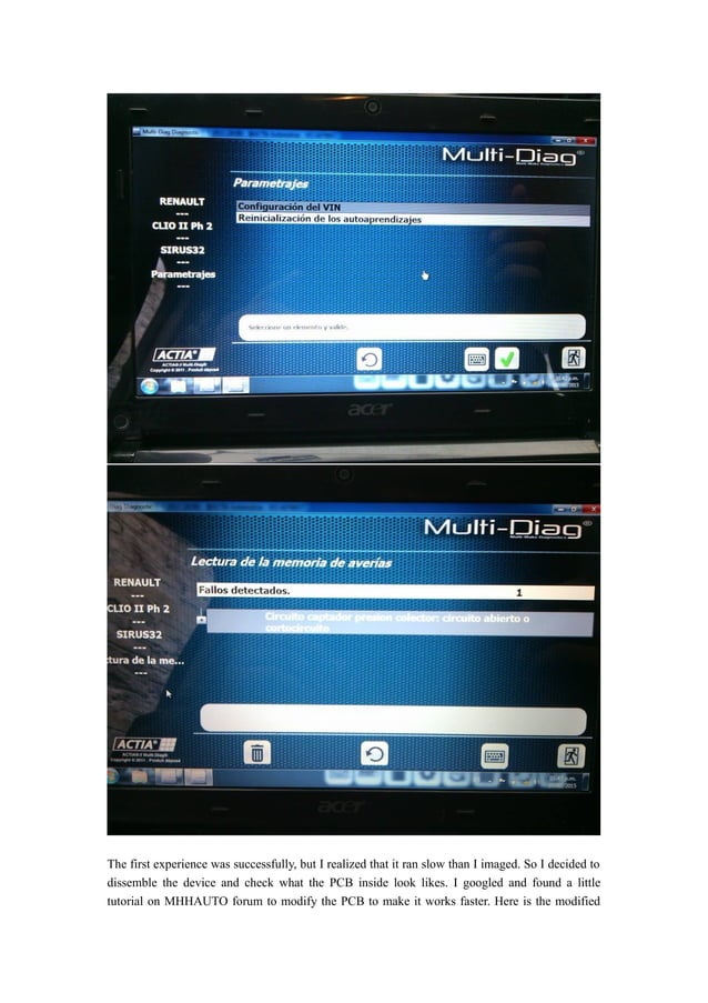 (Achieved) clone actia multi diag 2013-ⅱdiagnostic pass-thru | DOC