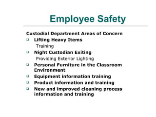 Achieving Excellence in Custodial Operations - Terry Taylor | PPT