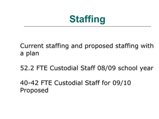 Achieving Excellence in Custodial Operations - Terry Taylor | PPT