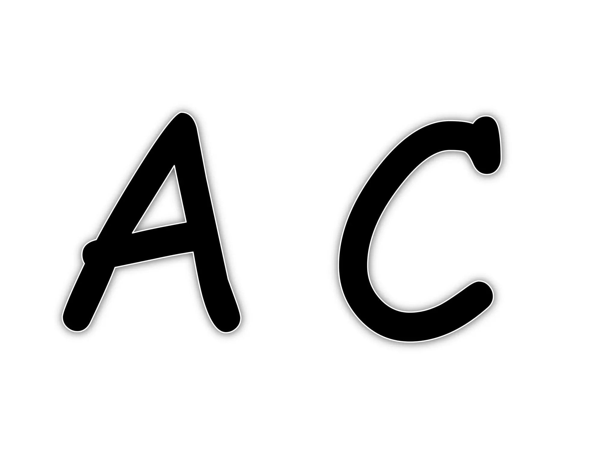 Achieve letters for poster | PPTX