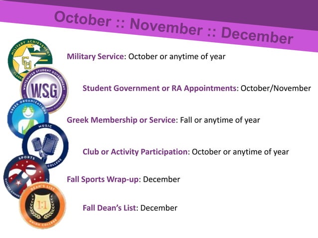 Sample Achievement Calendar | PPTX