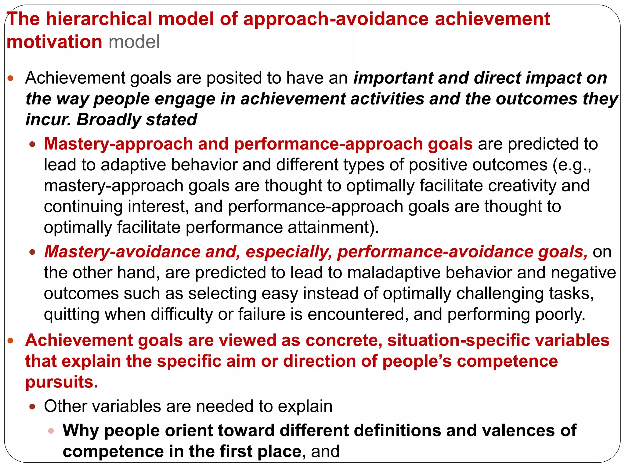 Achievement motivation | PPTX