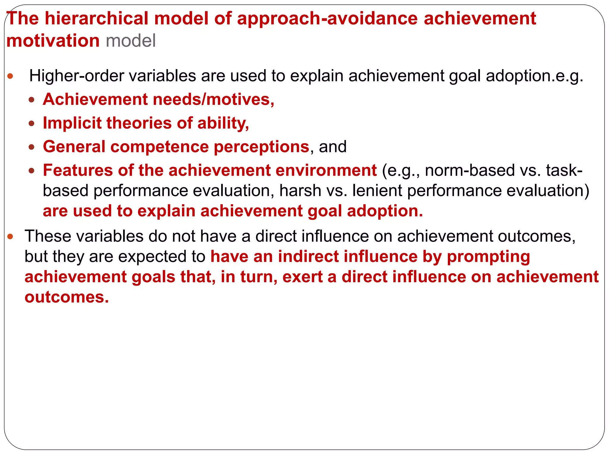 Achievement motivation | PPTX