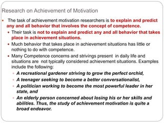 Achievement motivation | PPTX