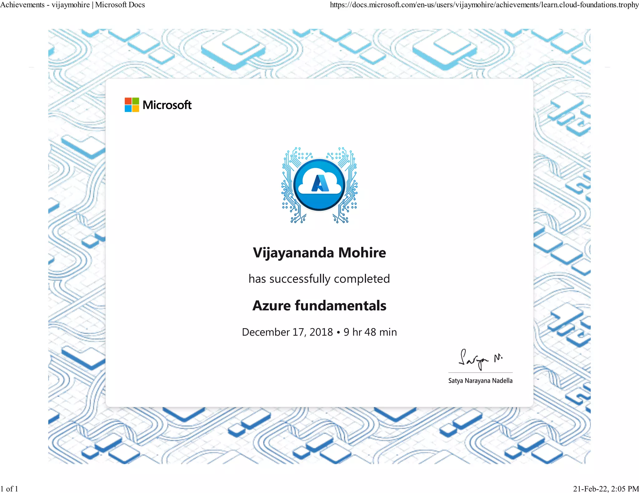 Azure fundamentals Badge | PPT