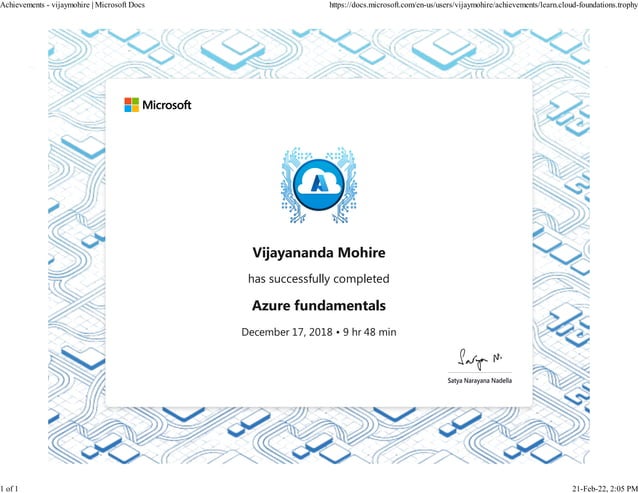 Azure fundamentals Badge | PPT