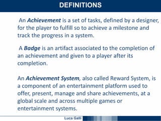 Achievement systems explained | PPT