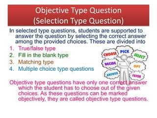 Achievement test - Teacher Made Test and Standardized Test ...
