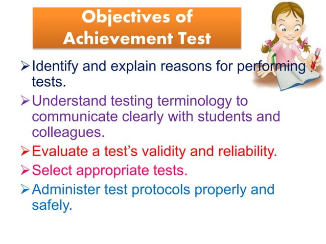 Achievement test - Teacher Made Test and Standardized Test ...