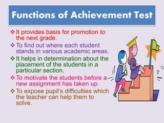 Achievement test - Teacher Made Test and Standardized Test ...