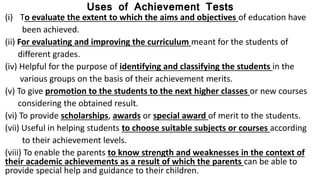 Achievement test, Concept & Definition of Achievement test ...