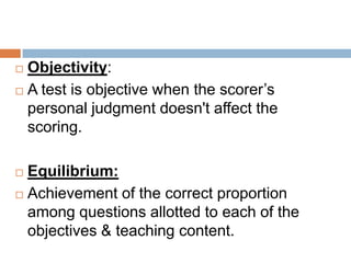 Achievement tests | PPTX