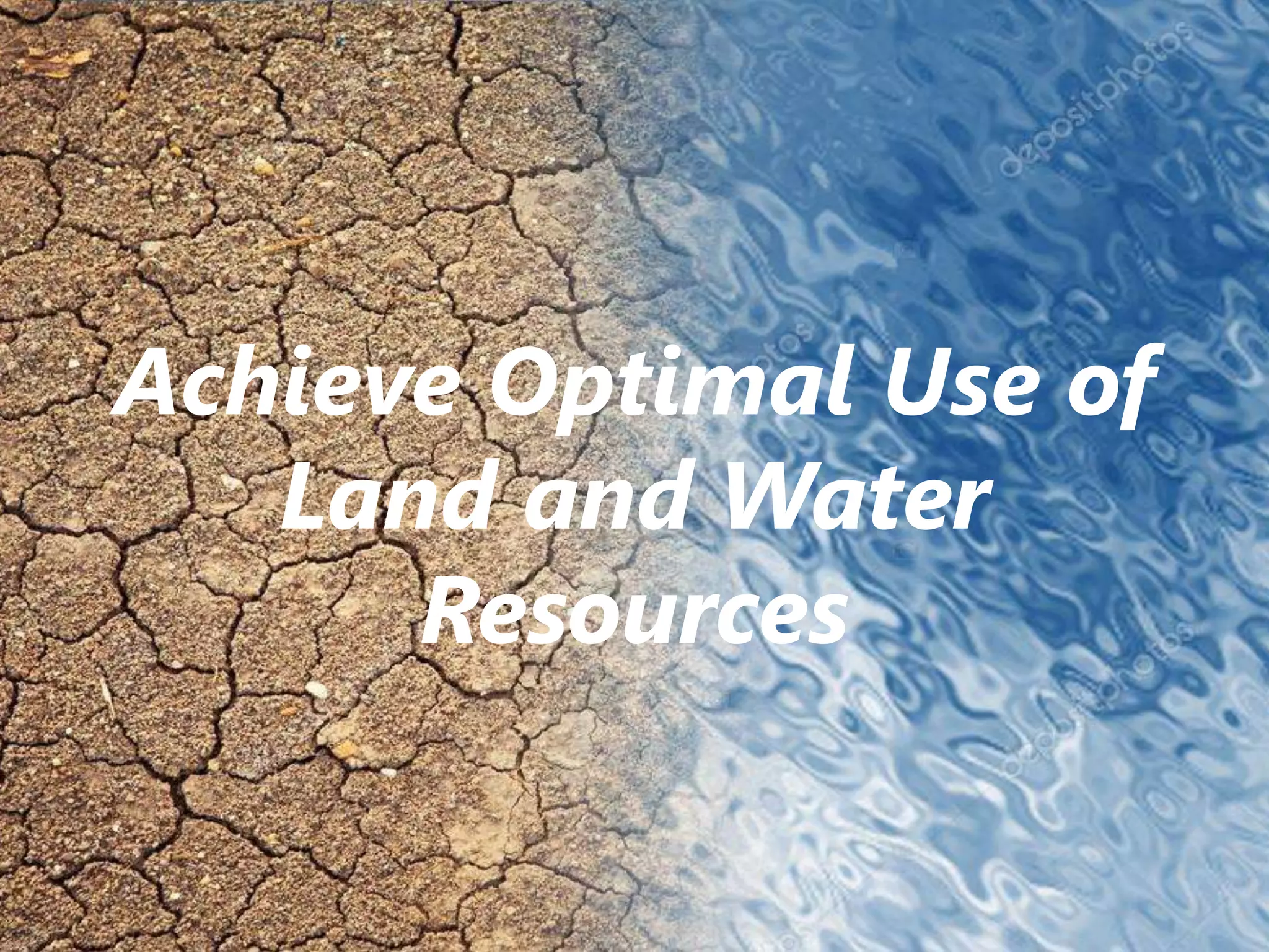 Achieve Optimal Use Of Land Resources Management Pptx