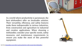 Achieve Peak Productivity with Toronto’s Best Telehandlers.pdf