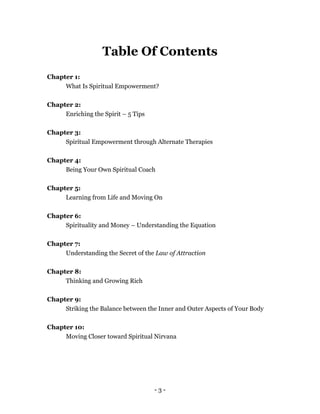 Achieve prosperous Living through spiritual empowerment | PDF