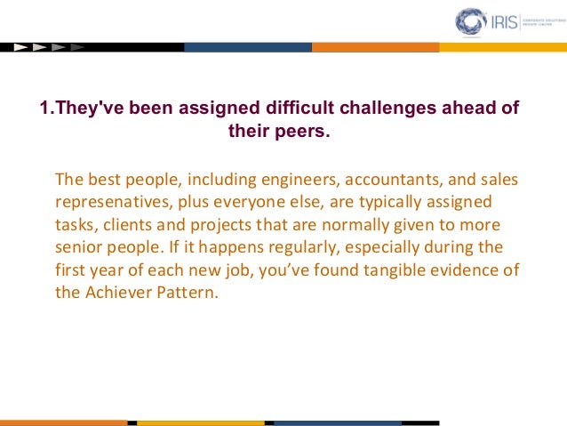 Achiever pattern - 12 ways to spot a high achiever