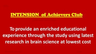 Achievers club 2020 for classes | PDF