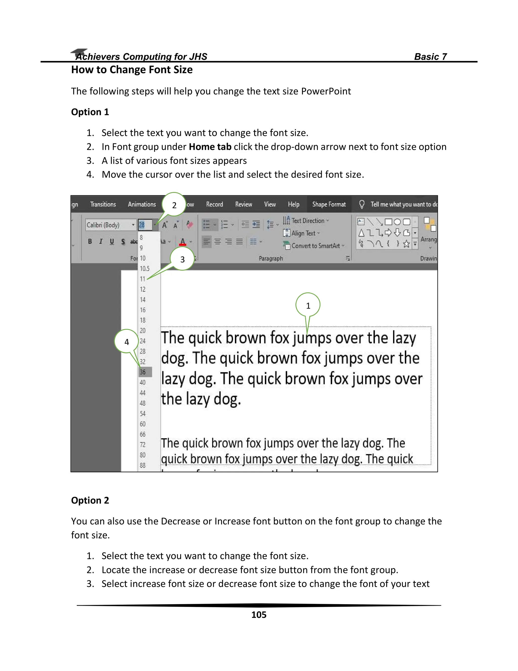 Achievers Computing for Junior High school | PDF