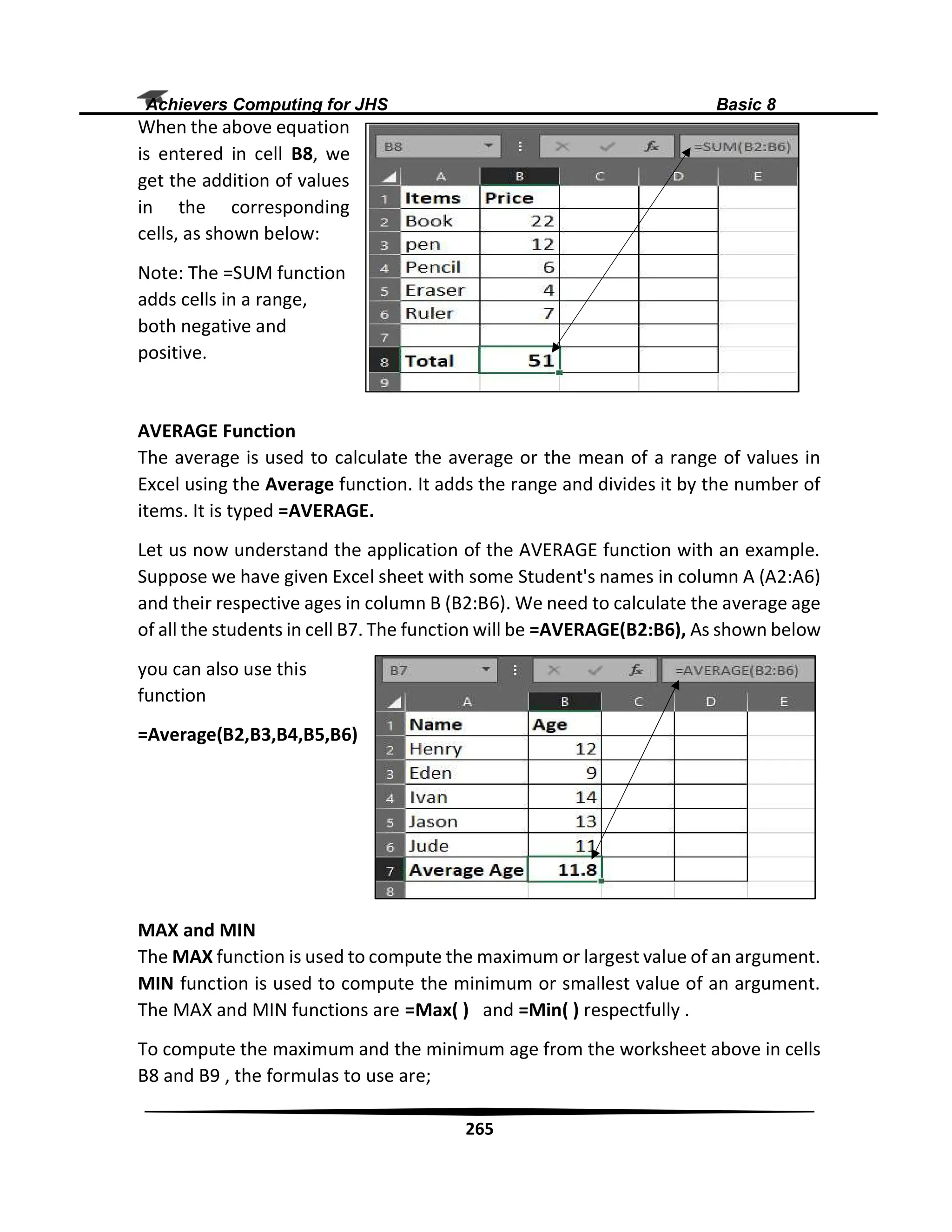 Achievers Computing for Junior High school | PDF