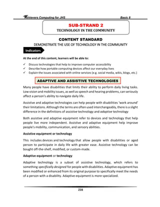 Achievers Computing for Junior High school | PDF