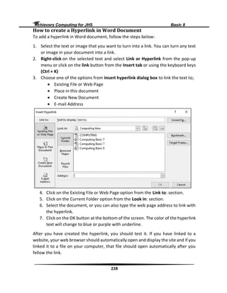 Achievers Computing for Junior High school | PDF