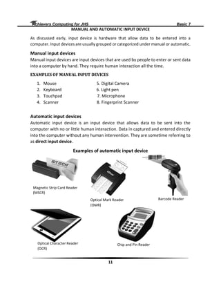 Achievers Computing for Junior High school | PDF