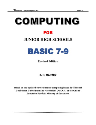 Achievers Computing for Junior High school | PDF