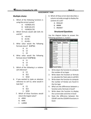 Achievers Computing for Junior High school | PDF