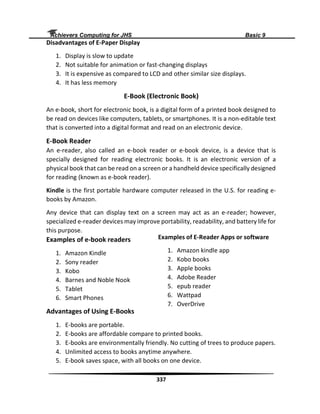 Achievers Computing for Junior High school | PDF