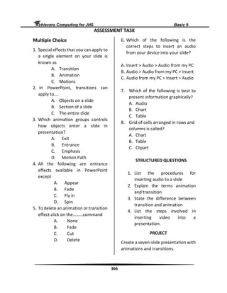 Achievers Computing for Junior High school | PDF