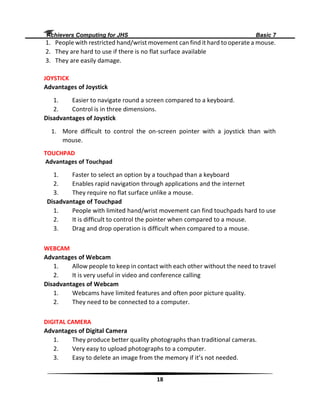 Achievers Computing for Junior High school | PDF