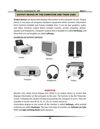 Achievers Computing for Junior High school | PDF