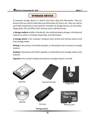 Achievers Computing for Junior High school | PDF